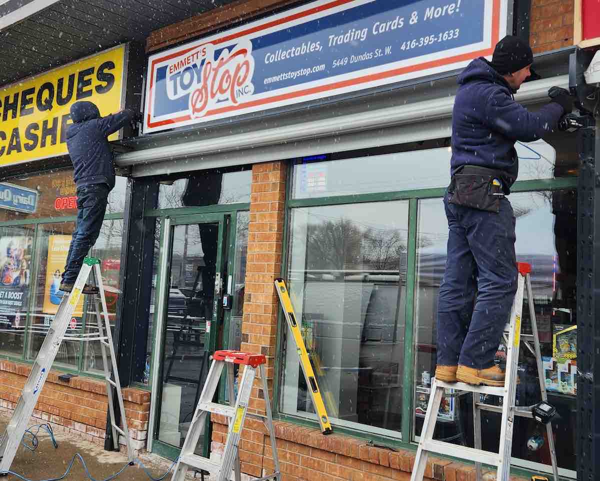 Rollup Storefront Shutters - Toronto Mississauga & GTA